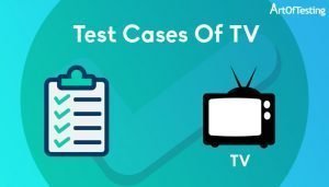 Test cases for Television