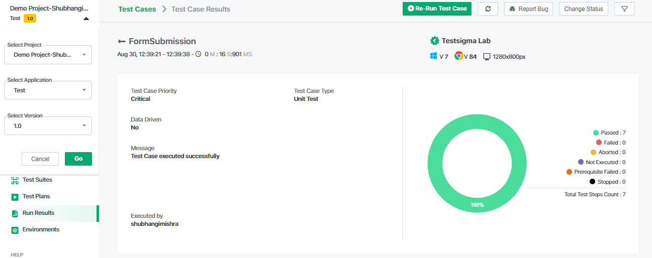 Web Application Testing using Testsigma - ArtOfTesting